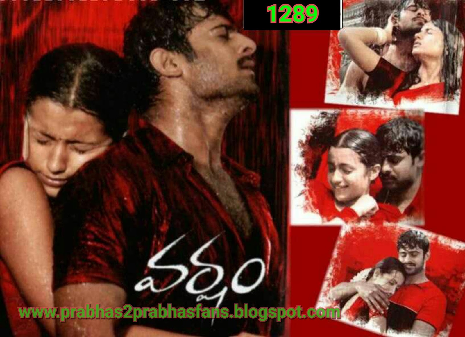 Prabhas 2 PrabhasFans: Prabhas Varsham Posters (Set 2)