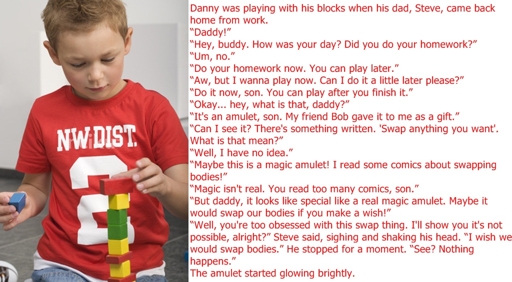 YoungTrevor's male body swap caps: Magic Isn't Real Part 1