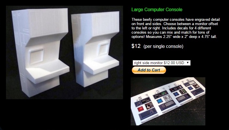 Star Wars: Customs for the Kid: "ECHO BASE COMPUTER CONSOLES" painted ...