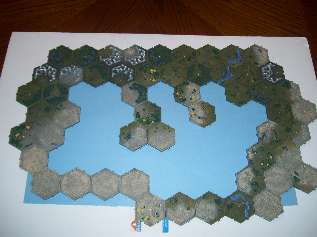 Dave's Gaming Place: Spanish knights and next DBA campaign map