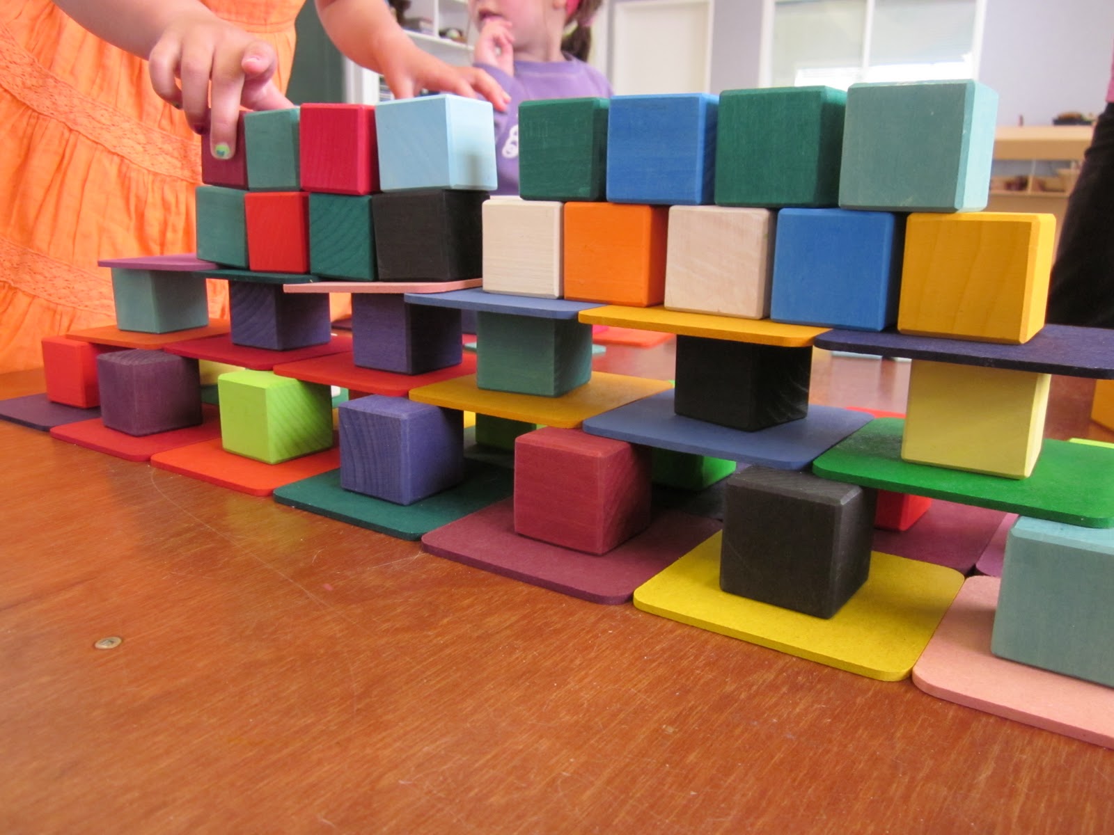 Mairtown Kindergarten: Blocks and more blocks....