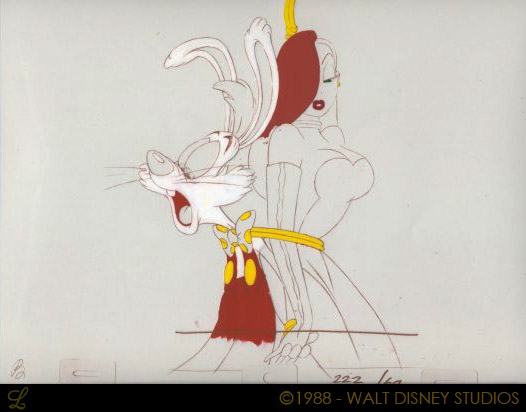 Living Lines Library: Who Framed Roger Rabbit (1988) - Production Cels