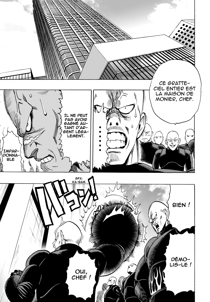 Scan One Punch Man : Chapitre 12 | One punch man manga