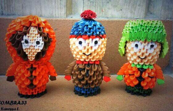 Origami 3D: South Park 5€ (pieza)