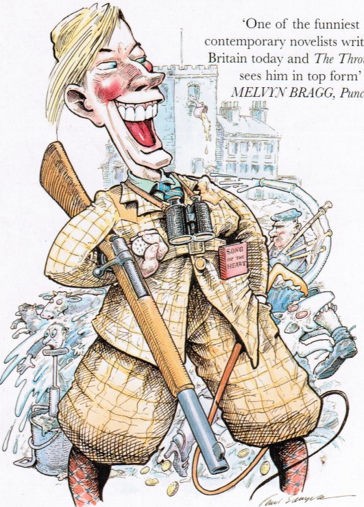 Pictures from an Old Book: "The Throwback" By Tom Sharpe, Cover ...