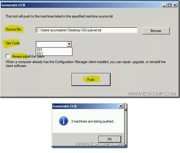Özgür ŞENERDOĞAN: SCCM 2016 Client Agent Push İnstallation Error codes.