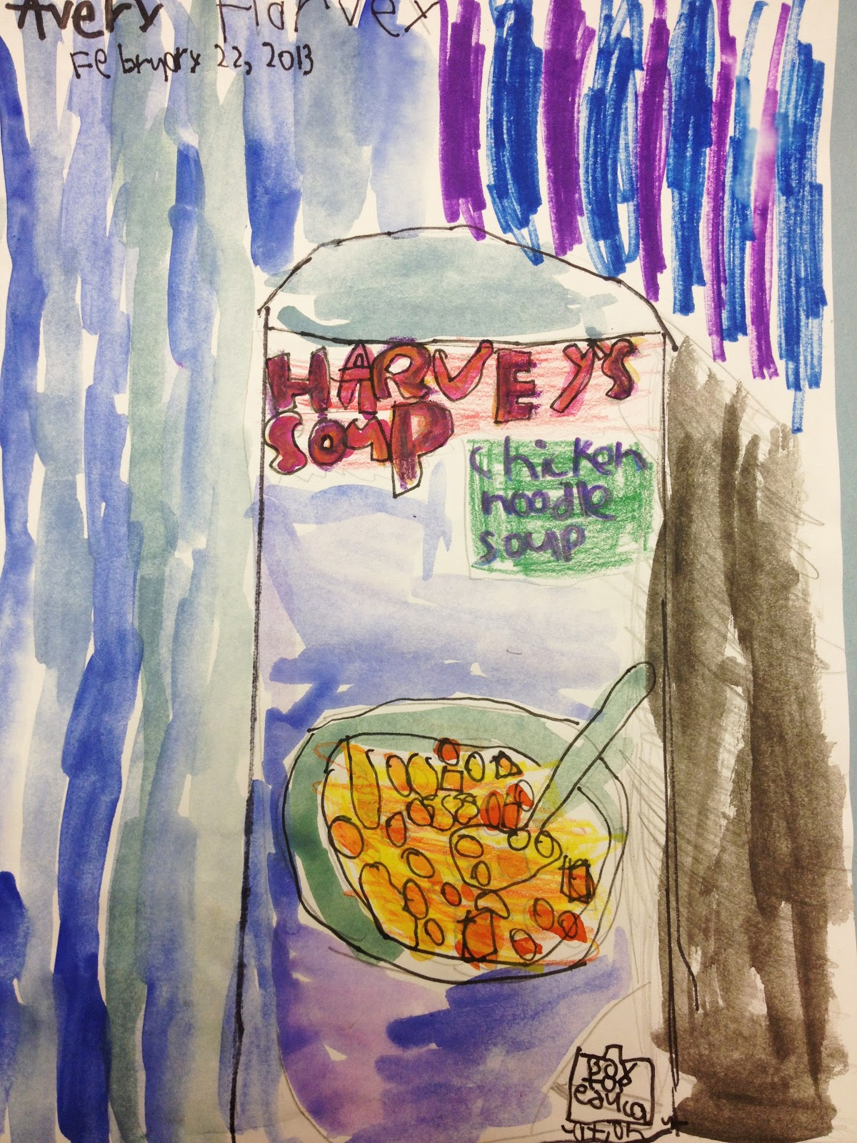 creat[ed]: Our Andy Warhol Soup Can Projects | Food Drive