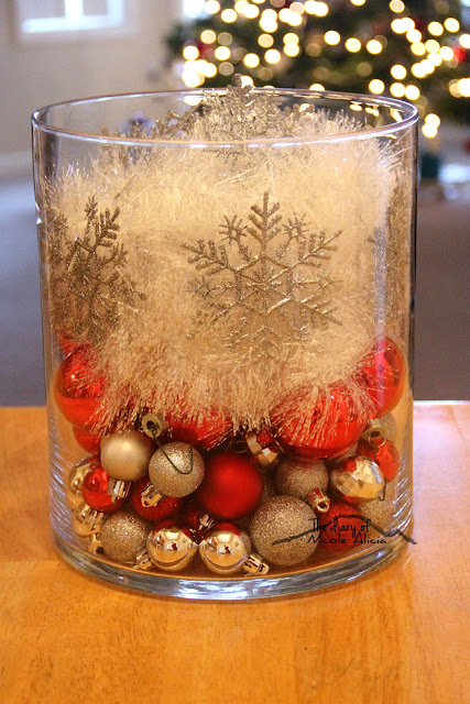 The Diary of Nicole Alicia: Christmas vases decorated in 5 ways