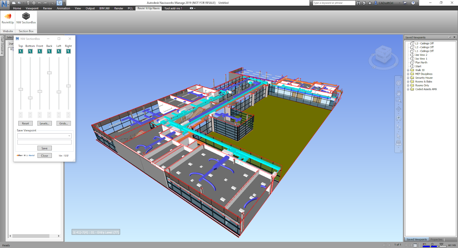 Revit Add-Ons: Section Box for Autodesk® Navisworks®