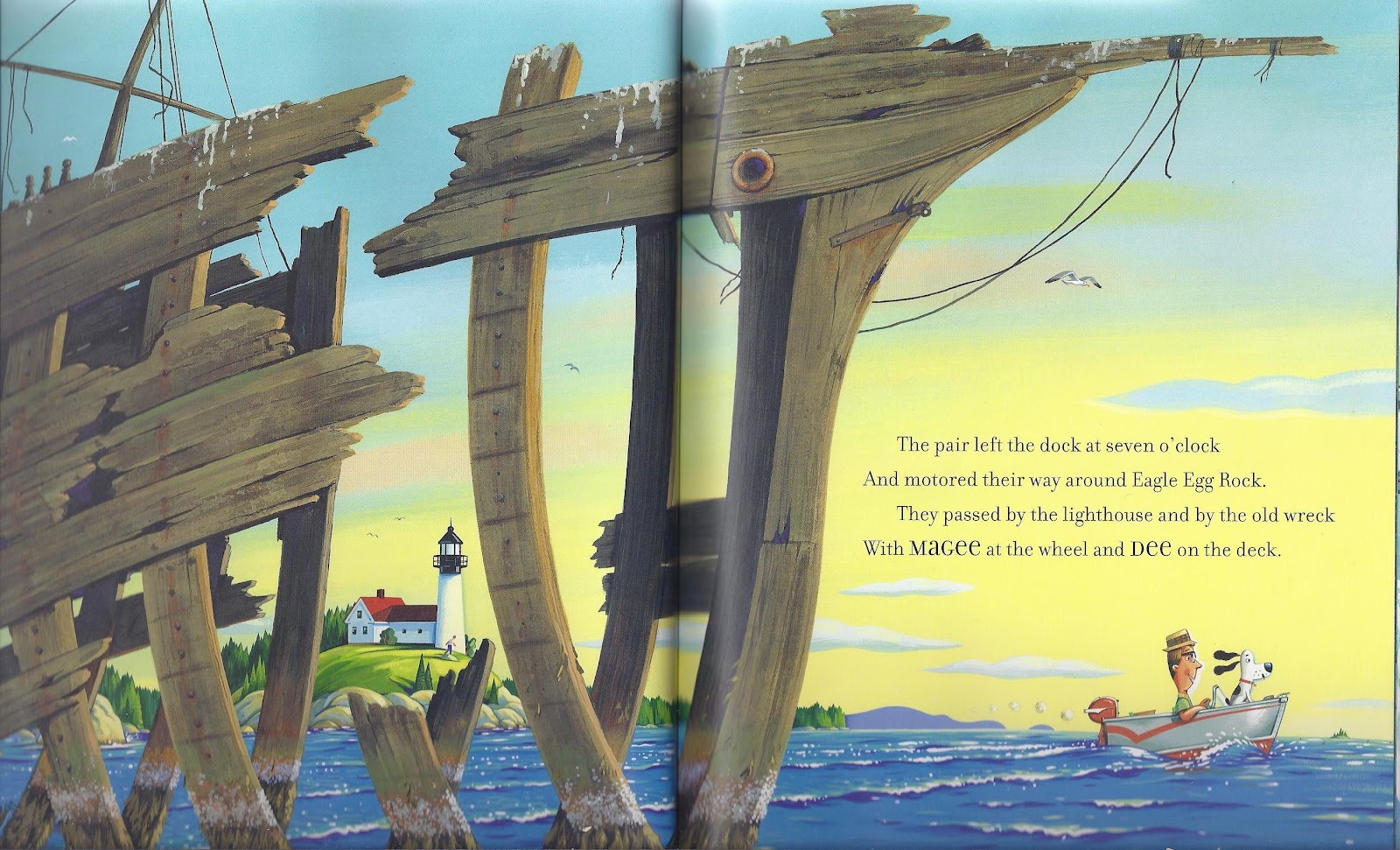 Excellent Kids' Books: Down to the Sea with Mr. Magee by Chris Van Dusen