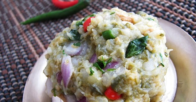 Kitchene Kichukhonn : Ucche Bhaate / Boiled and mashed Bitter Gourd and ...