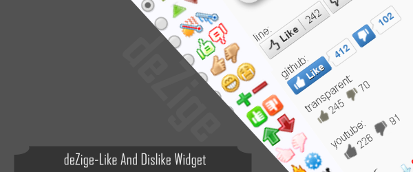 Cara > Membuat Widget Like dan Dislike Dengan Ikon Jempol