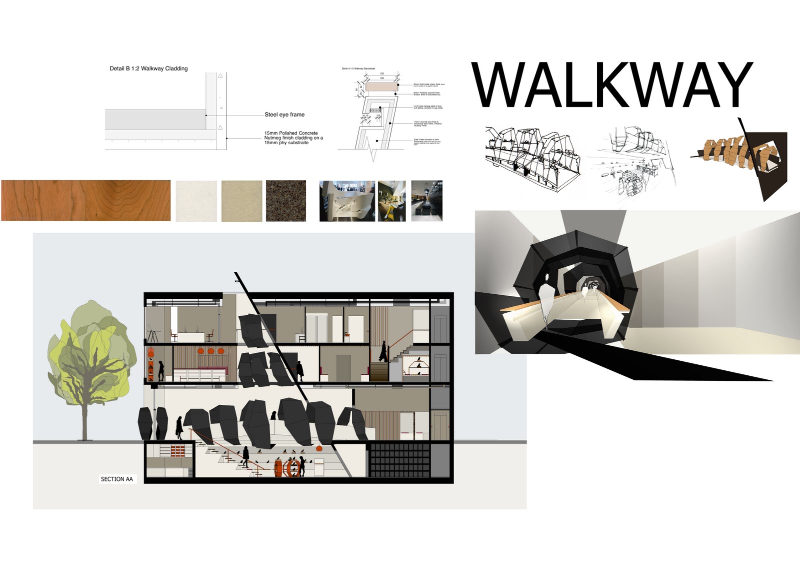 Interior Design Portfolio: Luxe // Shoe Shop (Final Degree Project)