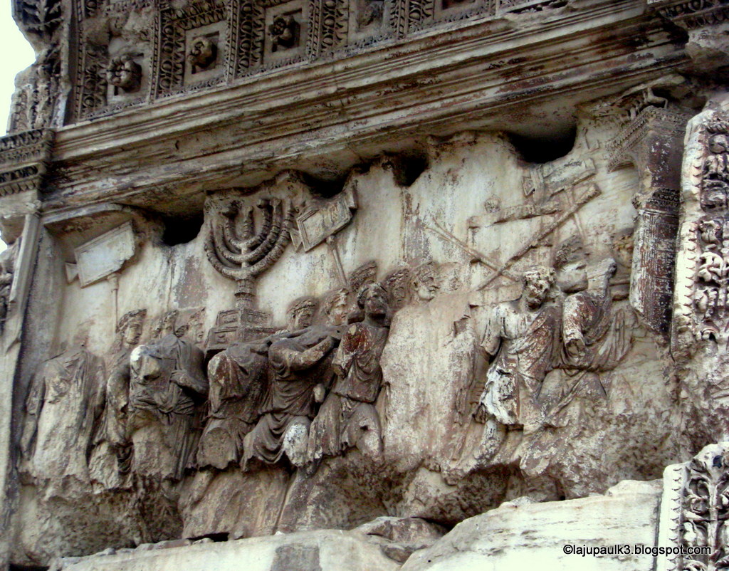 THROUGH THE LAND OF ISRAEL III: The relief panel on the 'Arch of Titus ...
