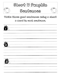 First Grade Pandamonium: Short /U/ Pumpkins RTR and some visualizing!