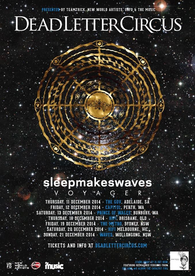 Simone Dow: Voyager support tour with Dead Letter Circus