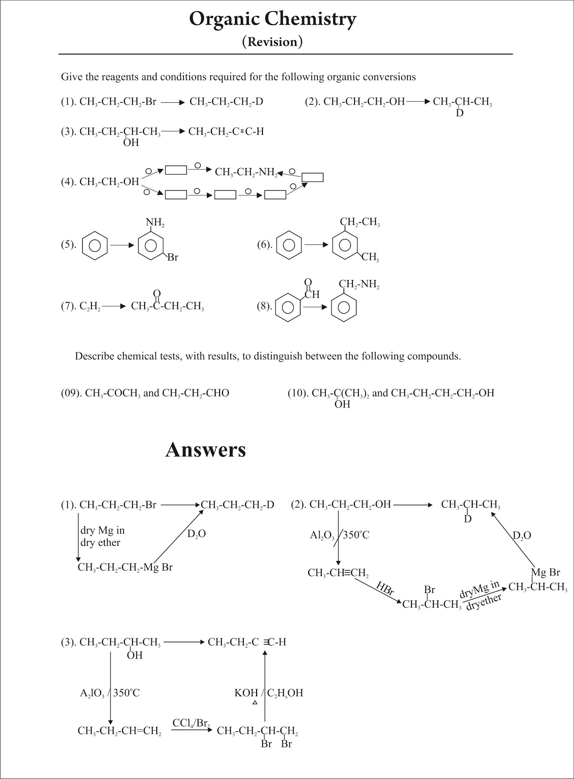CHEMISTRY THEORY and REVISION: Chemistry Revision