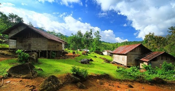 Desa Dengan Pola Keruangan Dan Sistem Perhubungan Dan Pengangkutan