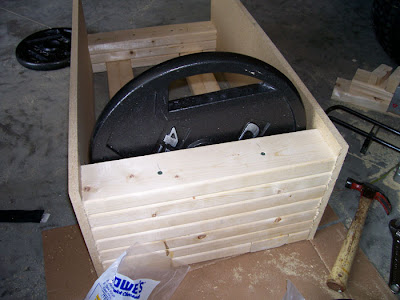 Homemade Strength: Weight Storage Rack