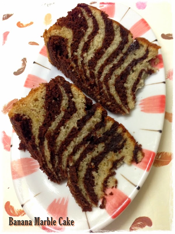 Tested & Tasted: Banana Marble Cake (Revisit)