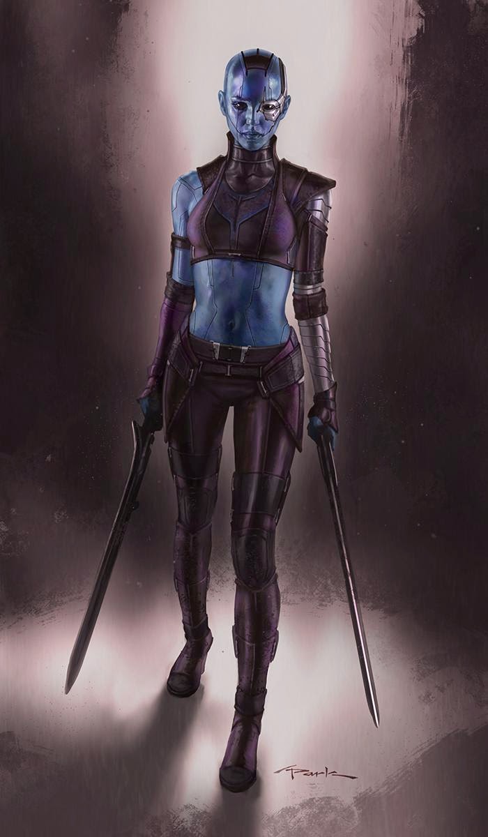 Fashion and Action: Nebula "Guardians of the Galaxy" Concept Art by ...
