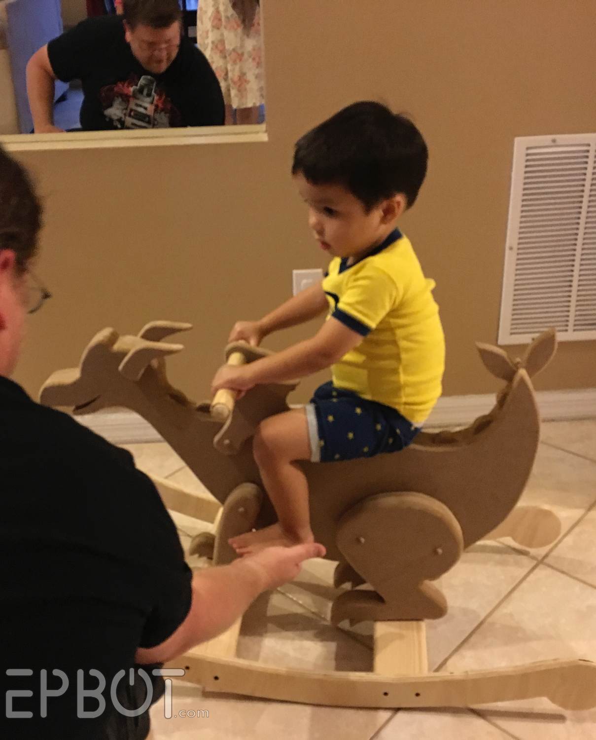 EPBOT: We Made A Figment Rocking Horse! Er... Rocking Dragon?