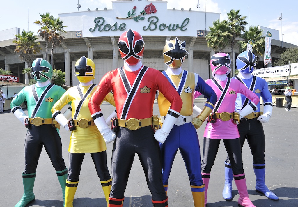 Henshin Grid: Power Rangers Samurai at Rose Bowl Stadium for the 4th of ...