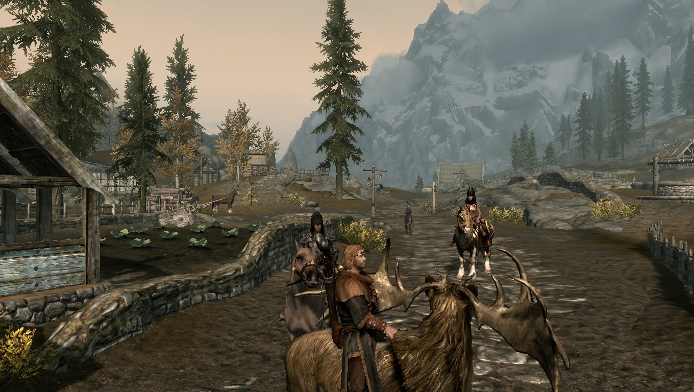 Skyrim Canvas: Mike,s mythical mounts by Mike