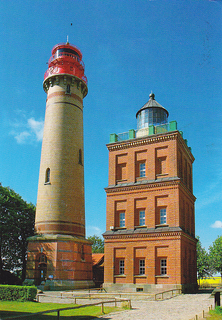 Lighthouses on Post Cards: Kap Arkona Lighthouse, Germany.