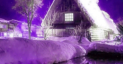 Gif_WINTER_Snowfall_ Animated Image_9 | Joy Design Studio