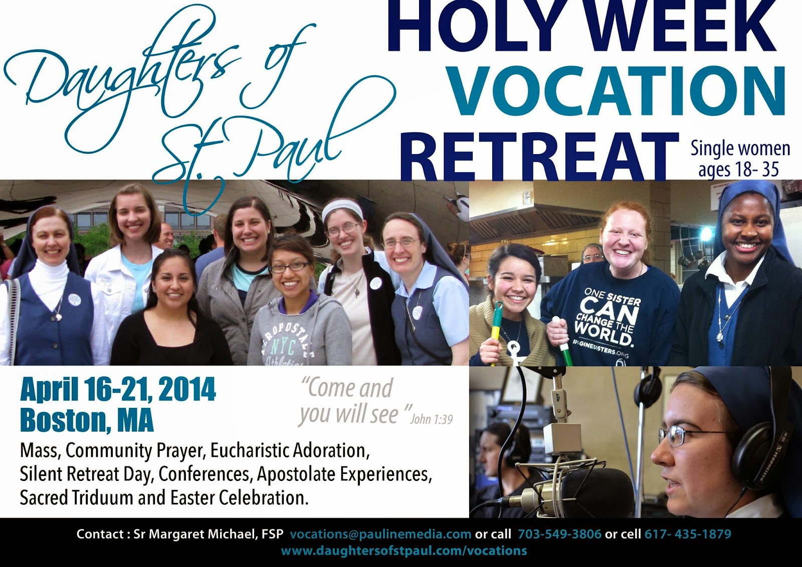 HELL BURNS: HOLY WEEK RETREAT AT DAUGHTERS OF ST. PAUL MOTHERHOUSE!