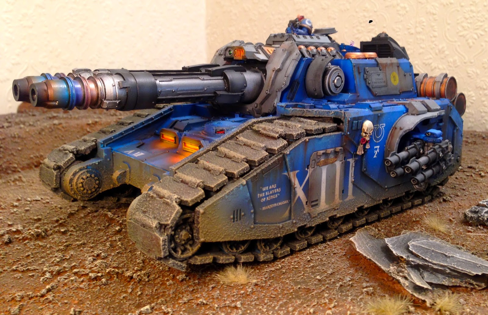 Ultramarines Super Heavy Falchion Tank