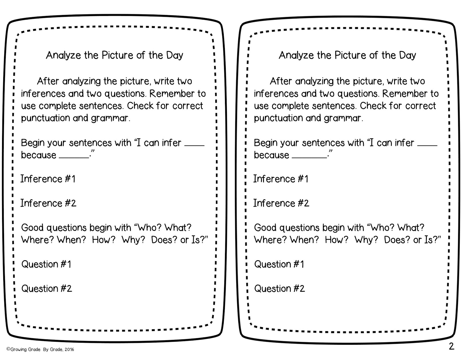 Growing Grade by Grade: Critical Thinking, Inference, and Analysis: A ...