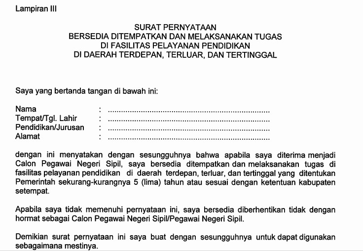 Download Format Dokumen Lengkap untuk Persyaratan Seleksi Administrasi ...