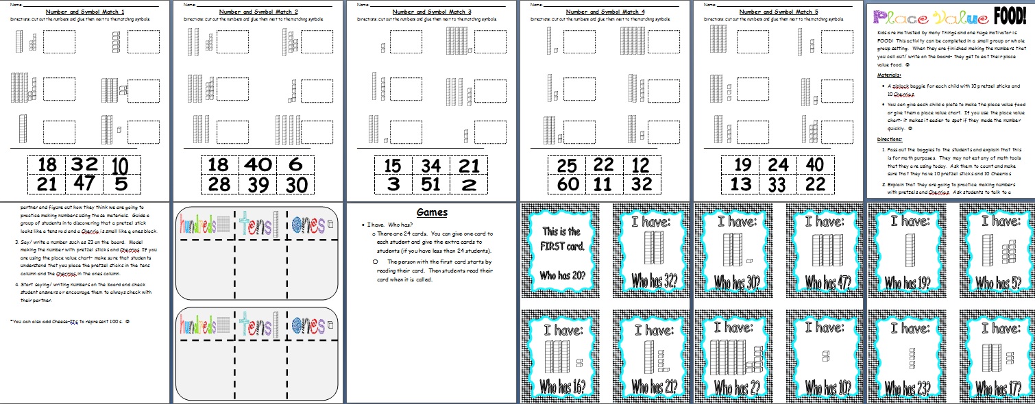 LaSota's Little Learners: Common Core Place Value Unit SIMPLE GIVEAWAY!