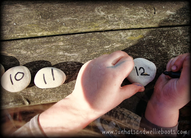 Sun Hats & Wellie Boots: Telling the Time - Outdoor Clock made with ...