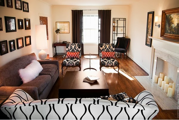 Ruang Tamu Cantik dan Unik Warna Warni | Gambar Desain Rumah Minimalis