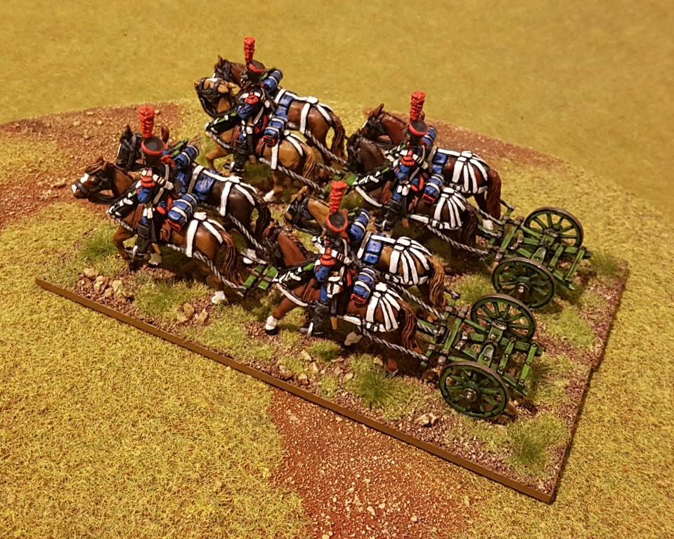 Chasseur: French Guard Artillery Limbers - 28mm Perry