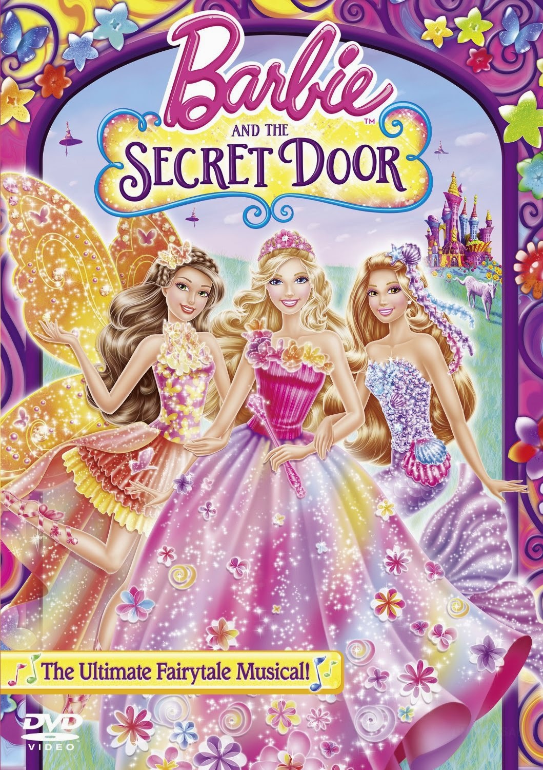 - Barbie Mundo Pink.: Capa do DVD em HQ de Barbie e a Porta Secreta!