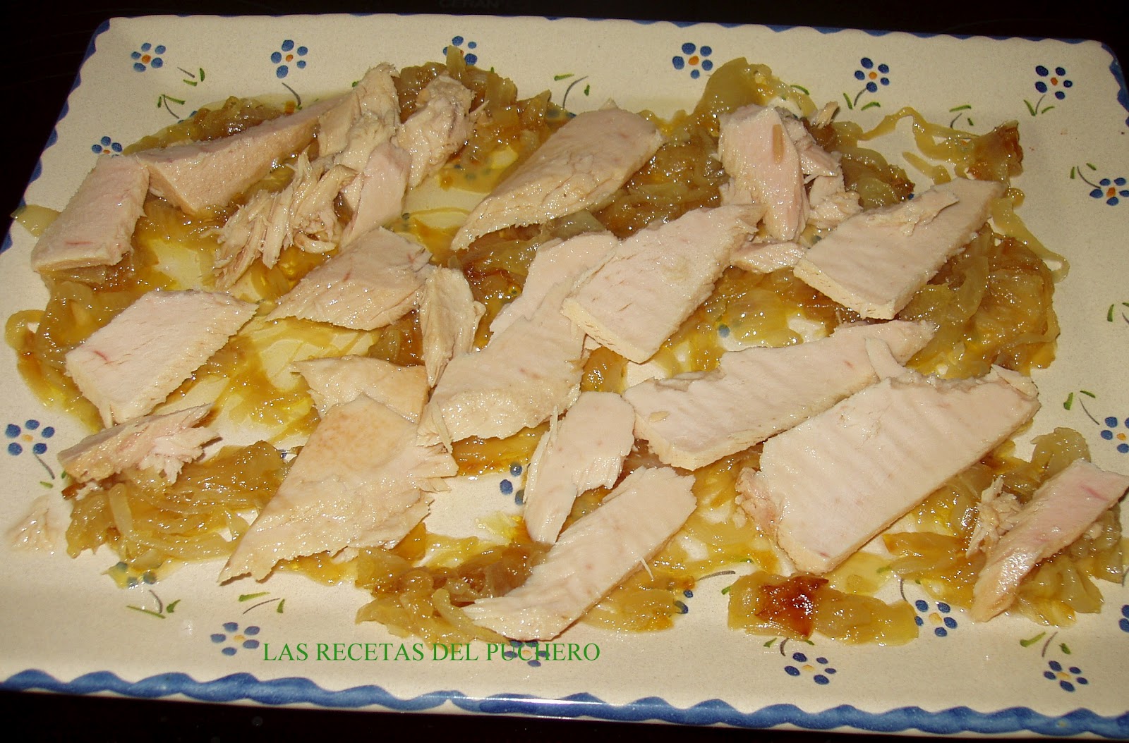 Las recetas del puchero: BONITO CON CEBOLLA CARAMELIZADA