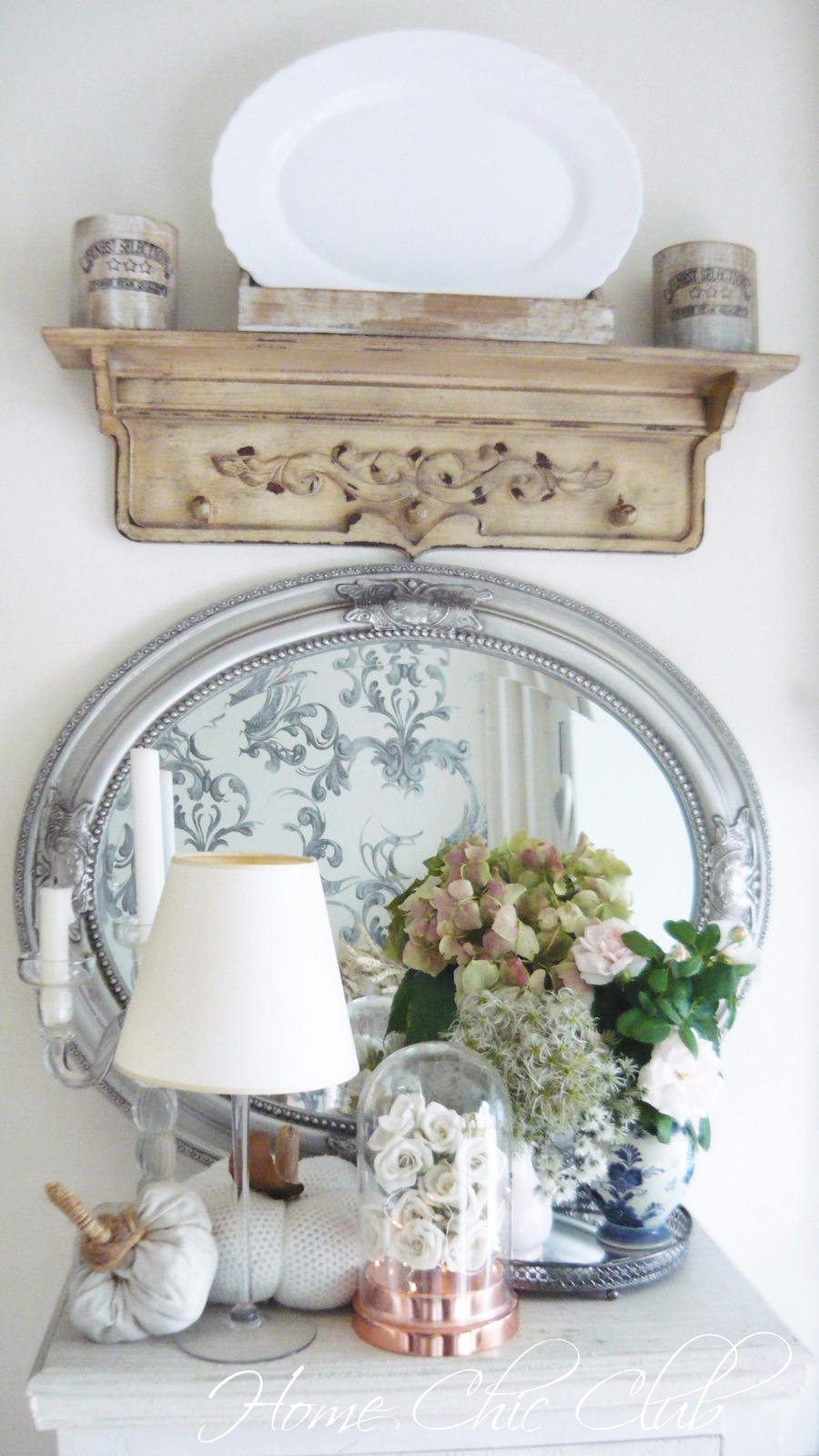 5 Minute Fall Vignette | Home Chic Club: 5 Minute Fall Vignette