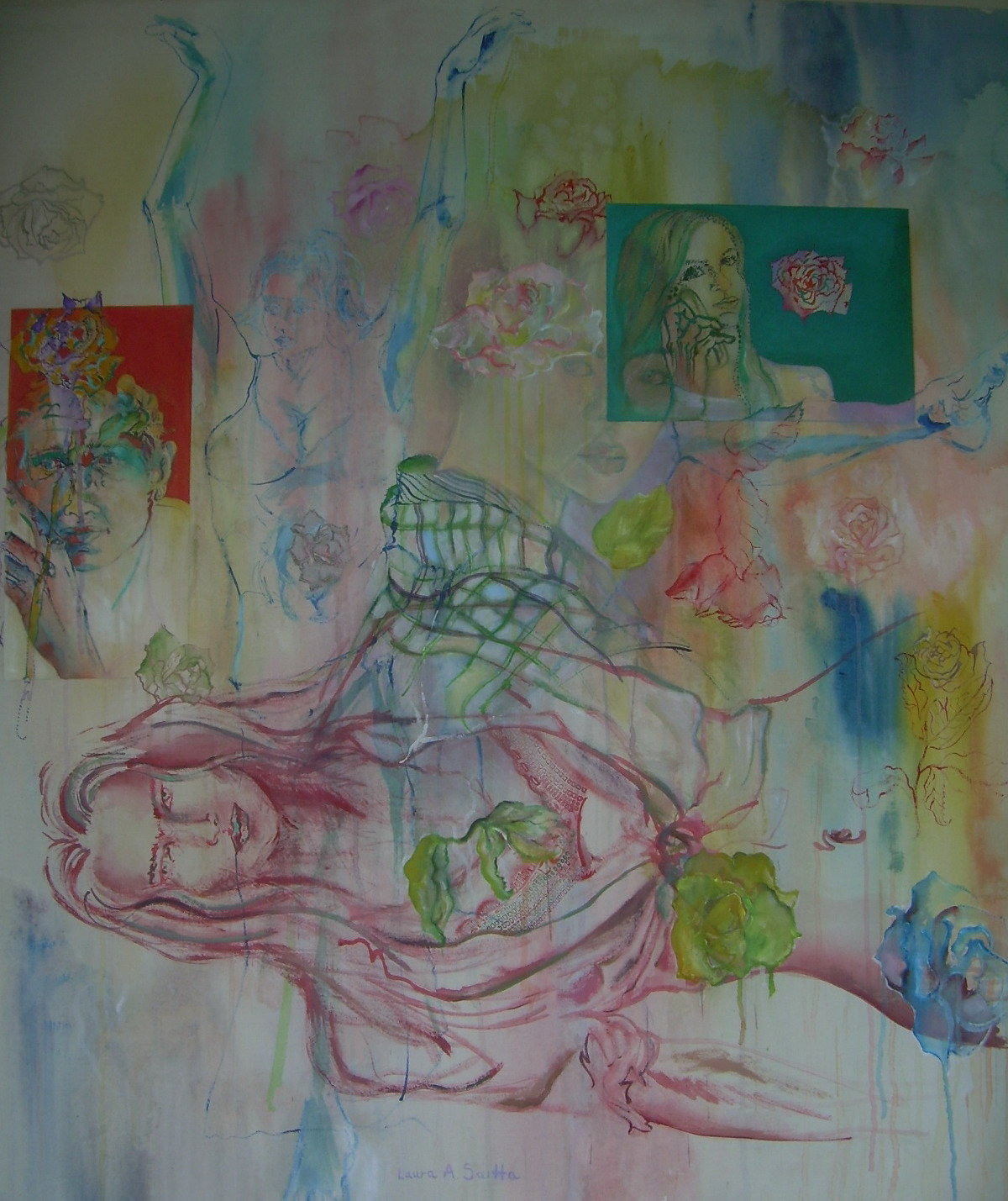 PULPOS DE RADIO: "El Lenguaje de las flores", arte al sol de Laura Saitta