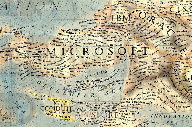 Seduced by the New...: Map of the Interwebz