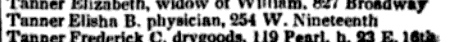 TheAncestorFiles: Elisha Bently Tanner and Family, Manhattan and ...