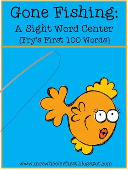 Mrs. Wheeler's First Grade Tidbits: Fishing for Sight Words