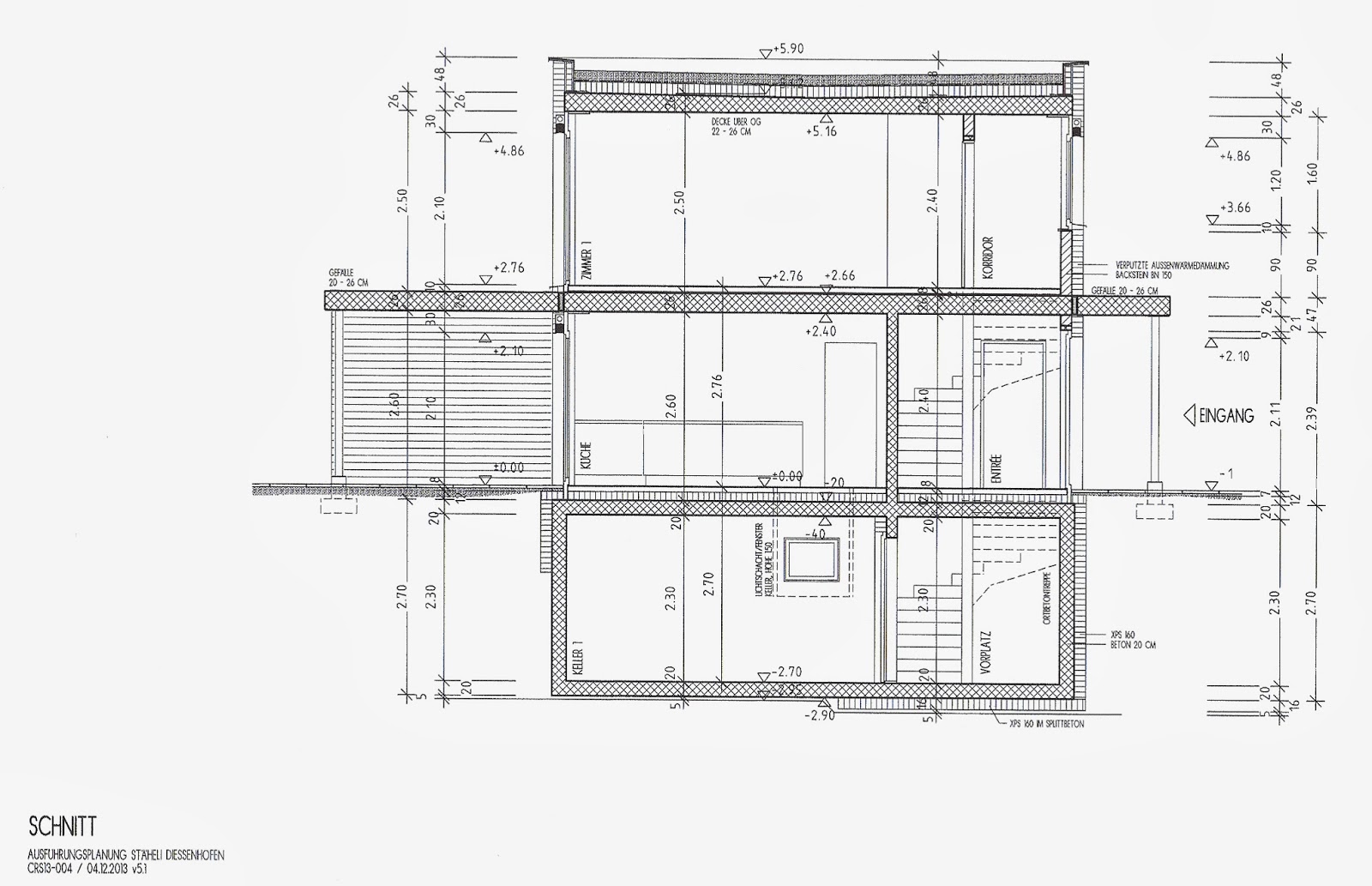 Hausbau: Definitive Werkpläne