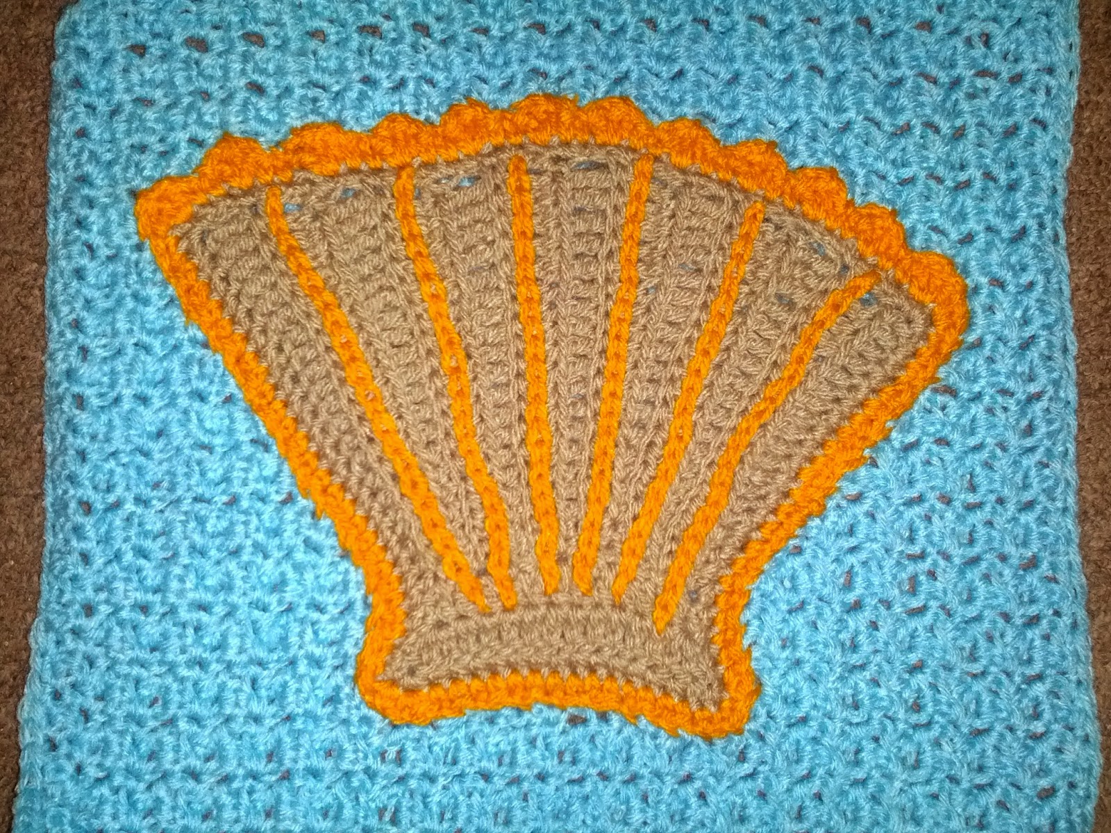 Blooming Lovely: WIP - Crochet Seashell Appliqué Blooming Lovely: WIP - Crochet Seashell Appliqué