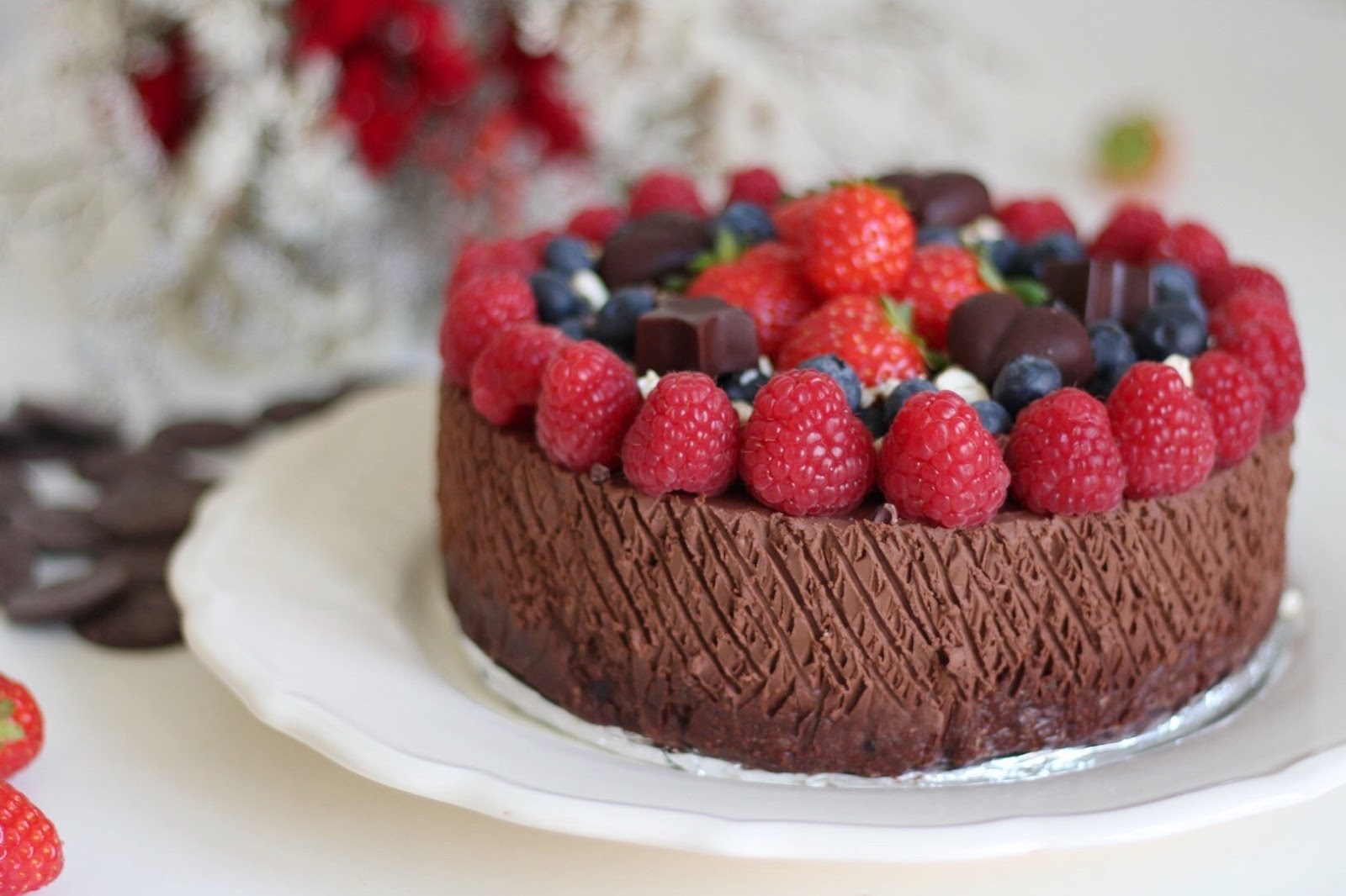 NEPEČENÝ ČOKOLÁDOVÝ DORT | MaruskaVEG