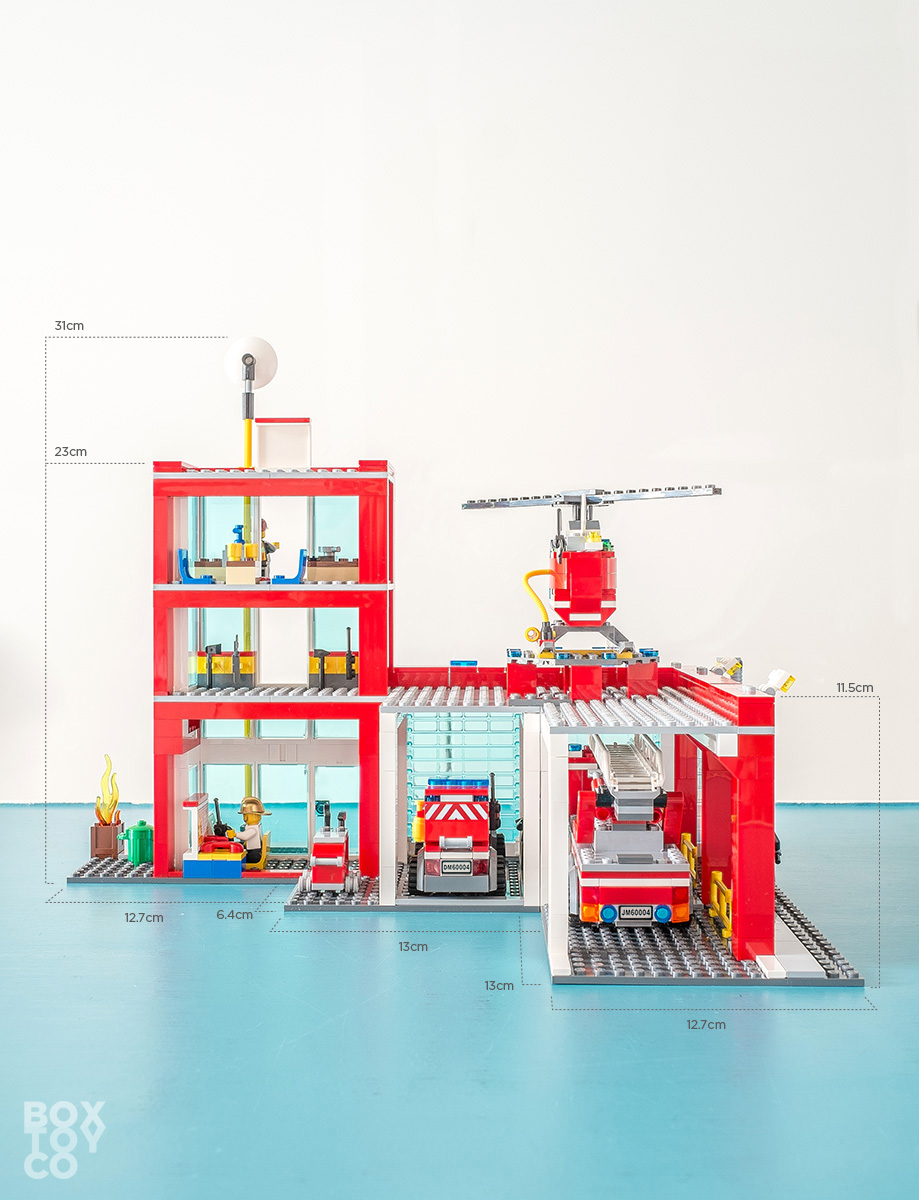 LEGO® CITY Fire Station 60004 Review | BoxToyCo