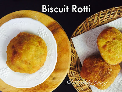 Su'sHealthyLiving: Biscuit Rotti ( stuffed fried bread)